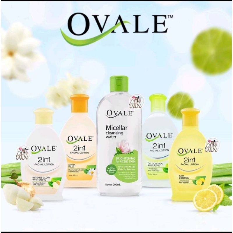 Jual OVALE 2IN1 FACIAL LOTION, PEMBERSIH MAKEUP | Shopee Indonesia