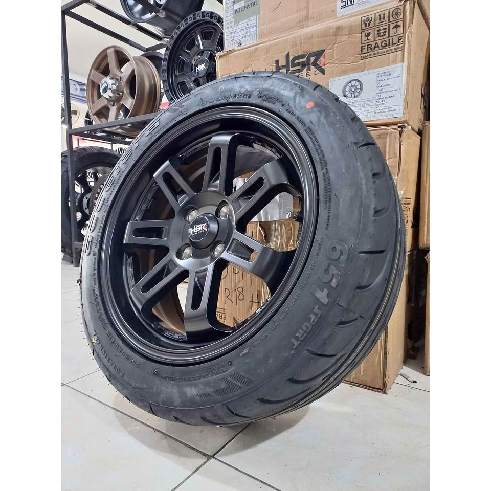 Jual Paket Velg dan ban r15 ban semi slik 195 50 r15 Untuk Brio,Jazz,Agya,Ayla,sigra Toko velg ...