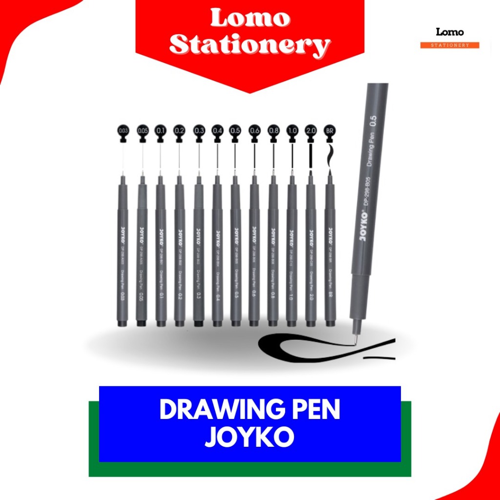 Jual Drawing Pen Pena Gambar Joyko | Shopee Indonesia
