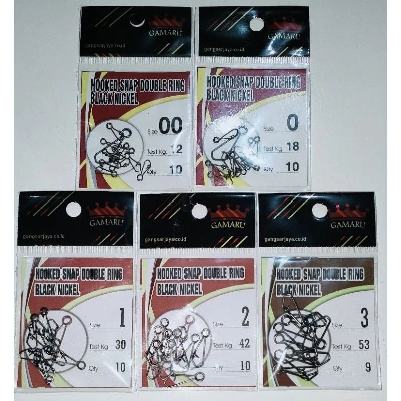 Jual hoked snap gamaru double ring | Shopee Indonesia