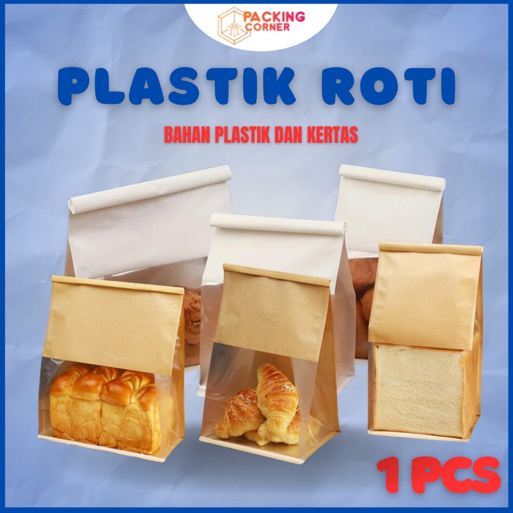 Jual Kantong Kertas Plastik Roti Tawar 28x13 28x22 28x17,5 Paper Bag ...