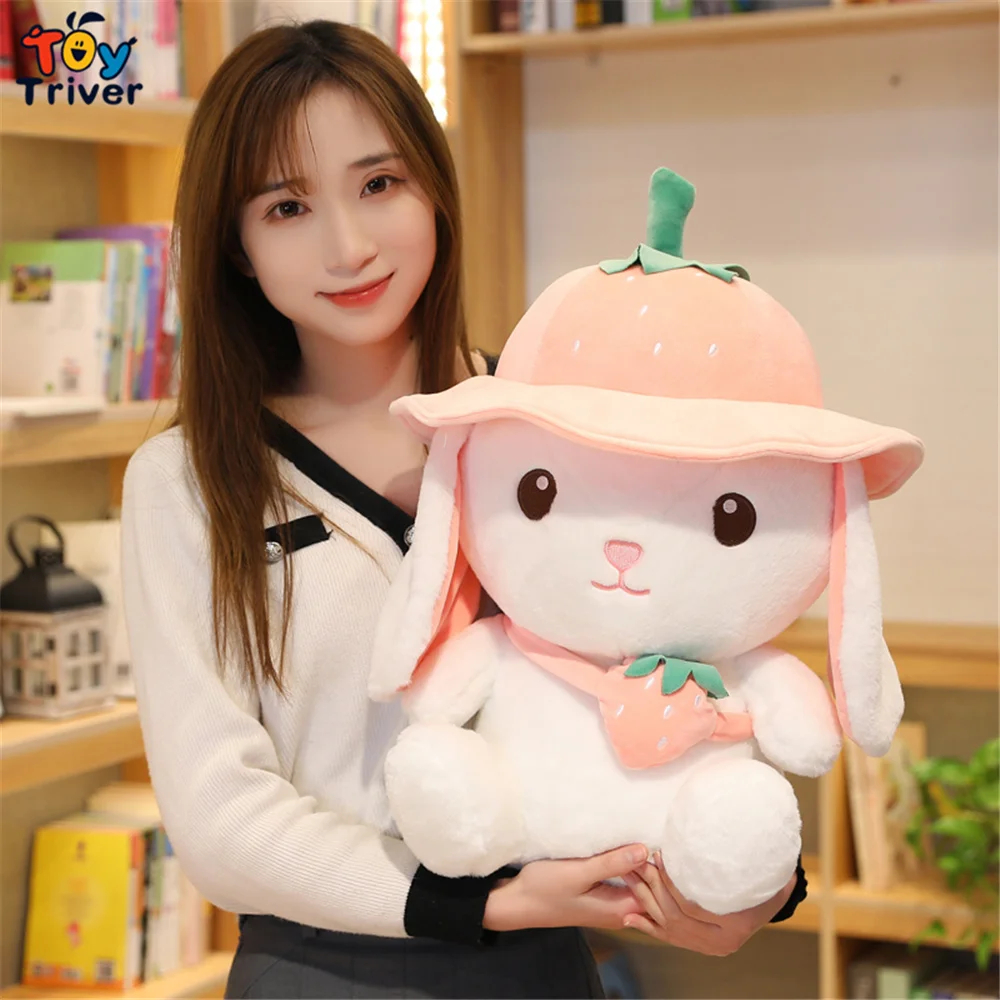 Jual Mainan Anak Mewah Boneka Karakter Rabbit Pake Topi Ukuran 40 Cm ...