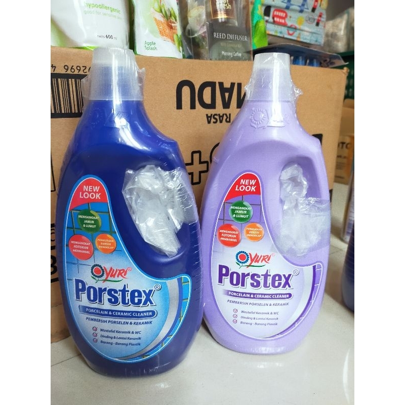 Jual YURI PORSTEX BLUE BOTOL 1000 ML | Shopee Indonesia