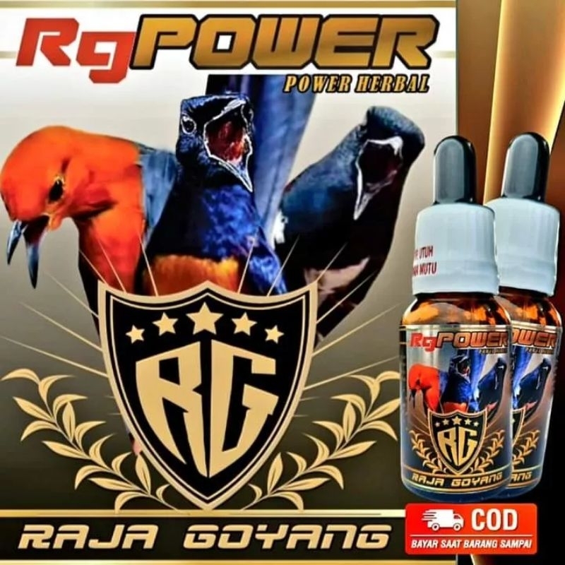 Jual Vitamin RG POWER Herbal Burung Kicau Suplemen Serum Kicau Gacor ...