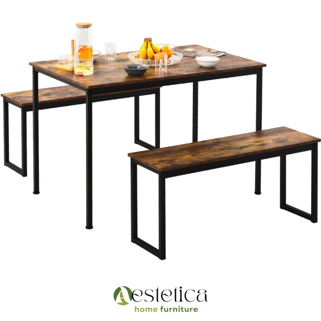 Jual SET MEJA CAFE / MEJA PANJANG / KURSI CAFE / ISLA DINING SET / CAFE SET By Aestetica ...