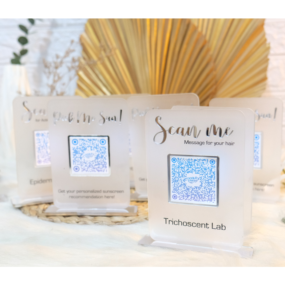 Jual Papan Barcode Scan QR Custom Akrilik QRIS Aesthetic by ...