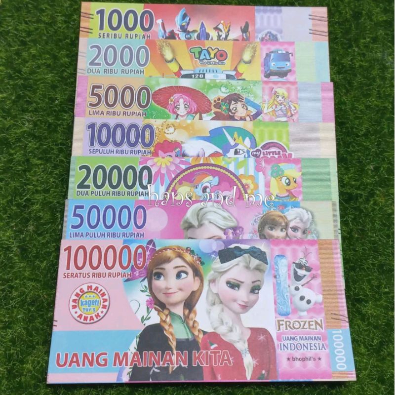 Jual Mainan Duit Duitan / Uang Mainan Karakter | Shopee Indonesia