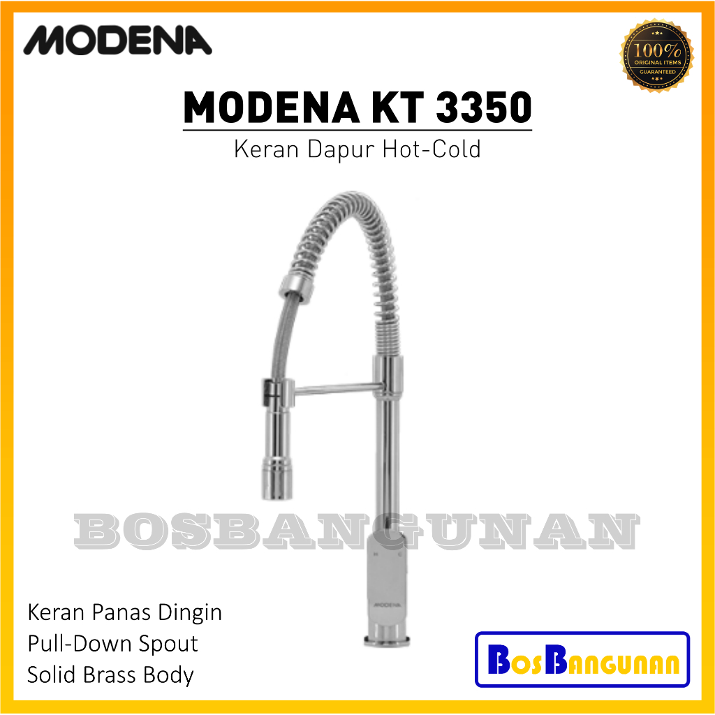 Jual Kran Dapur MODENA KT 3350 / Keran Panas Dingin Flexible MODENA ...