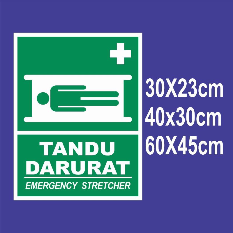 Jual STIKER Tandu Darurat Emergency Stretcher #jalurevakuasi | Shopee ...