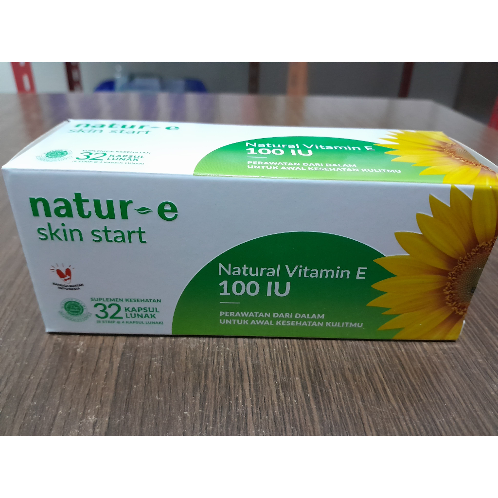 Jual NATUR E 100 IU Vitamin E/Suplemen Kulit/Suplemen Kecantikan Isi 32 ...