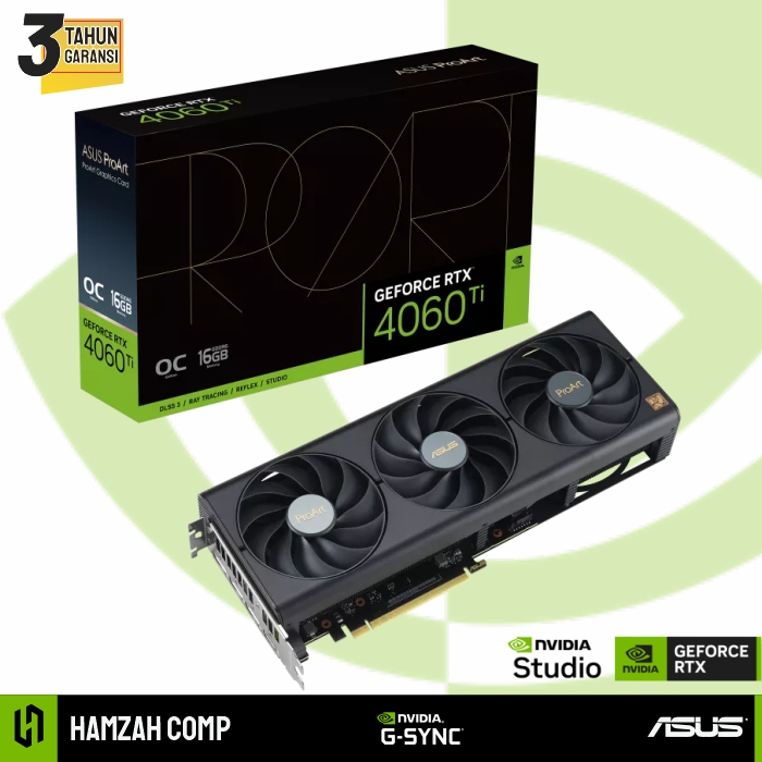 Jual Asus Geforce RTX 4060 TI 16GB GDDR6 Pro Art OC | Shopee Indonesia