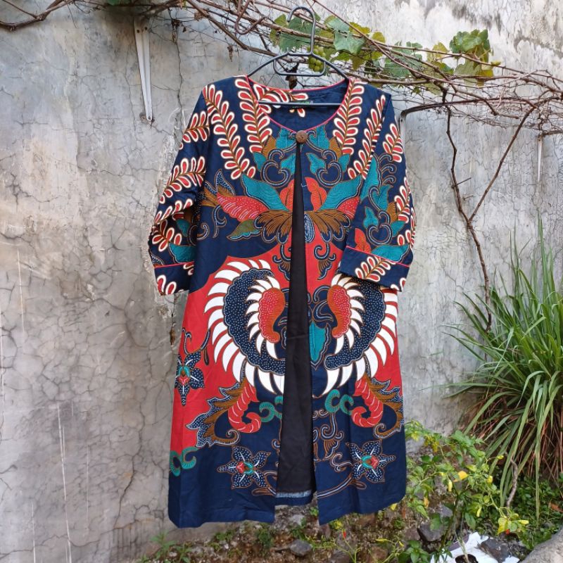 Jual batik arthaloka outer tunik (preloved) | Shopee Indonesia