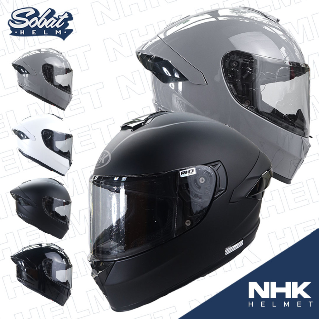 Jual Helm NHK MARK 1 ELITE Solid Helm Full Face SNI | Shopee Indonesia