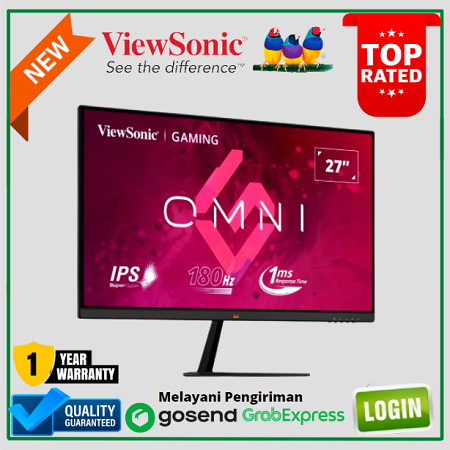 Jual Monitor VIEWSONIC LED 27" VX2779-HD-PRO FHD IPS 180Hz 1ms HDR10 ...