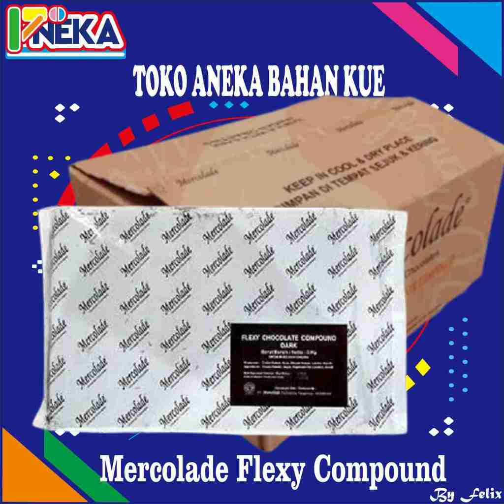 Jual Mercolade Flexy Dark Cokelat Compound 1Dus (20kg) | Shopee Indonesia