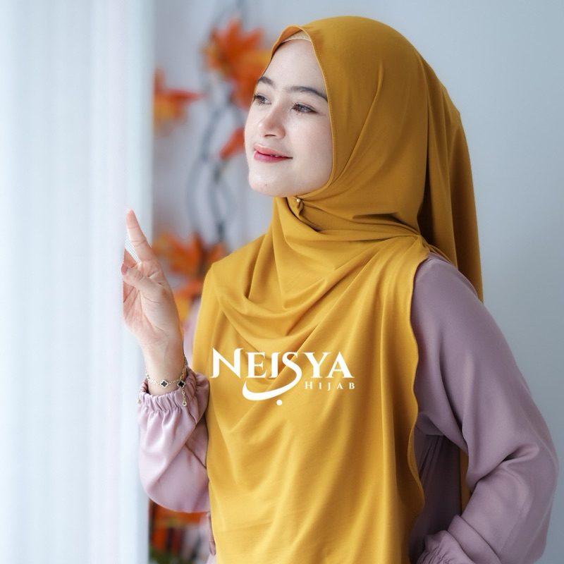Jual Neisya Hijab - Pashmina Oval Jersey Cantik Muslimah | Shopee Indonesia