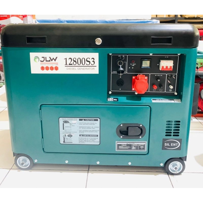 Jual GENSET / GENERATOR SILENT 10KVA / 8KW 3PHASE MERK JLW-12800S3 ...