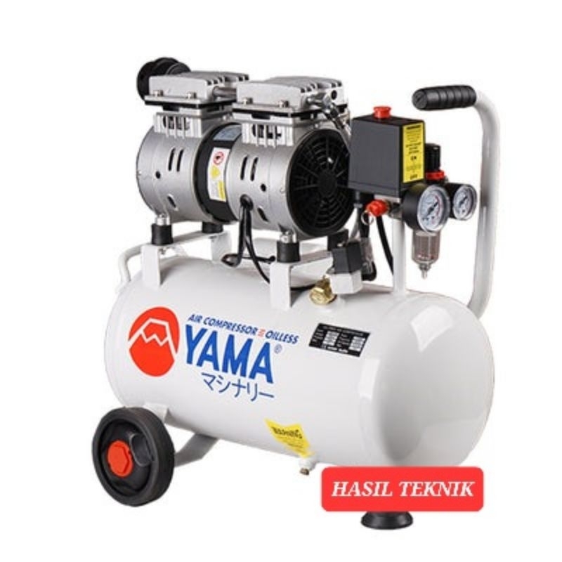 Jual Mesin Kompresor Oiless 3/4 HP 25 Liter YAMA YMOD 0725 Silent ...