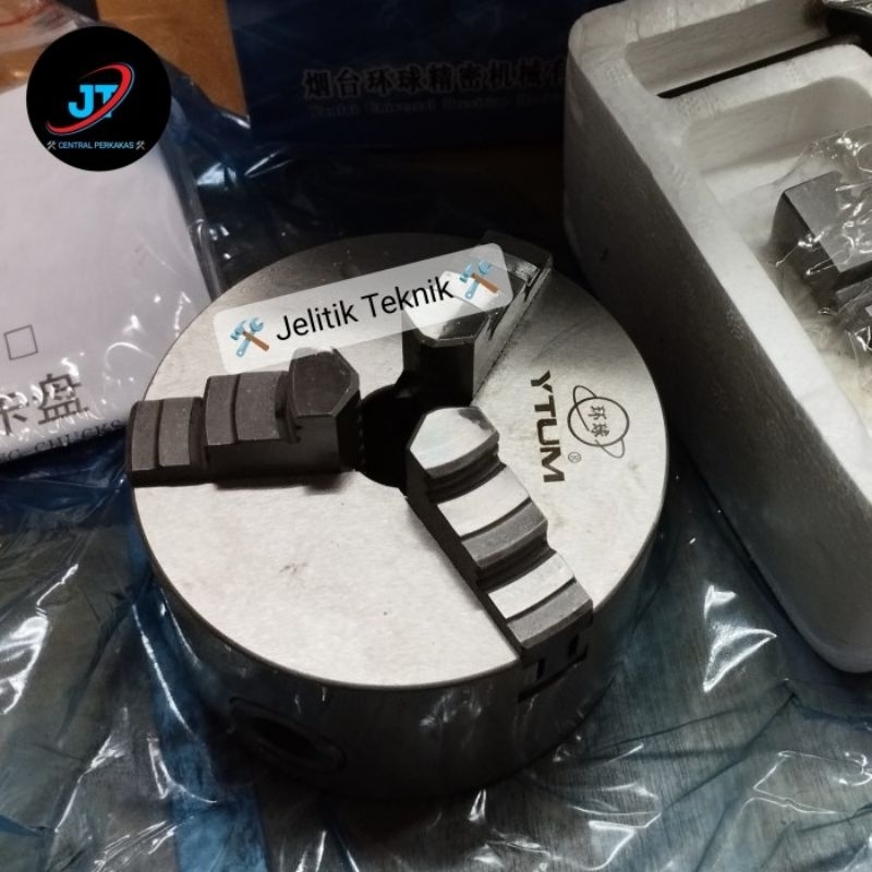 Jual Chuck Bubut 10" (3 Jaw) | Claw Bubut | Catok Kepala Bubut (BOLA ...
