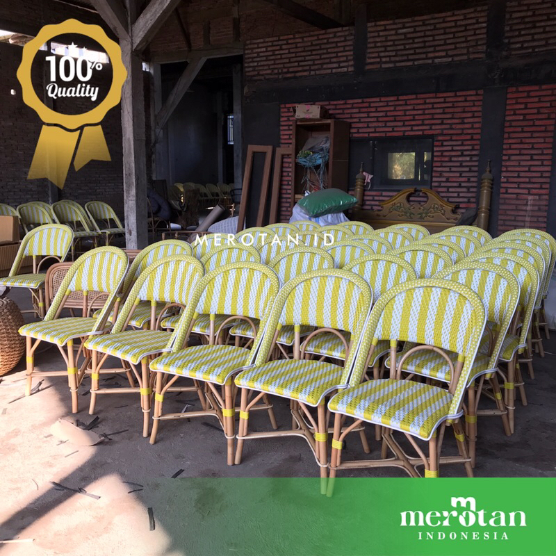 Jual Kursi Cafe Rotan Sintetis / Kursi Anyaman Rotan Sintetis / Kursi ...