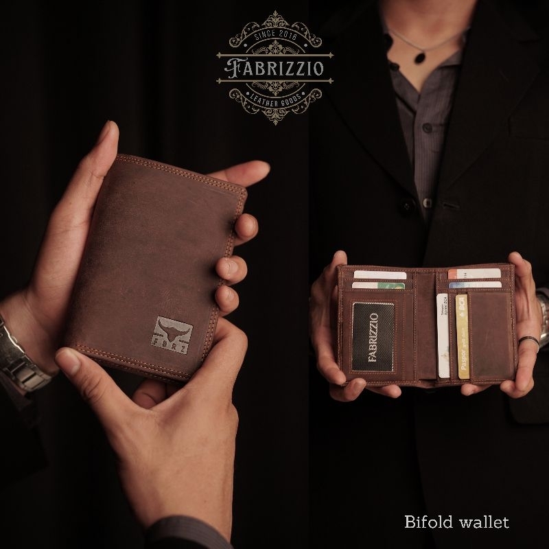 Jual dompet pria stand ch full kulit - Logan | Shopee Indonesia