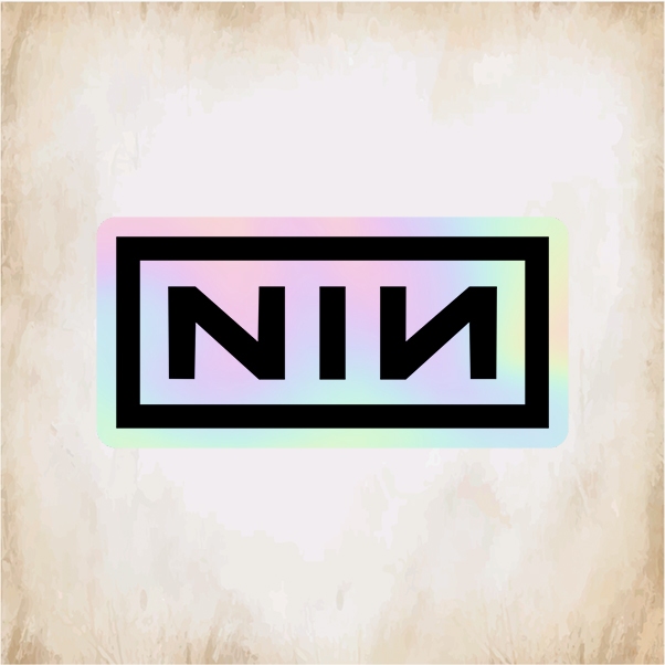 Jual STICKER HOLOGRAM LOGO BAND NINE INCH NAILS (NIN) | Shopee Indonesia