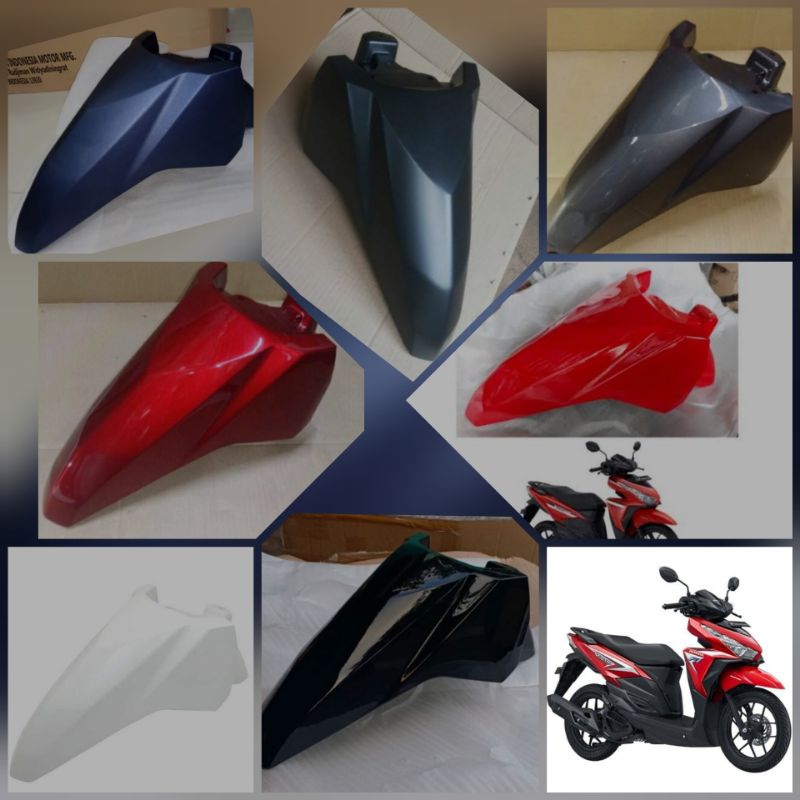 Jual Slebor Spakbor Depan Vario 125 150 Led Old Esp Hitam Putih Merah ...