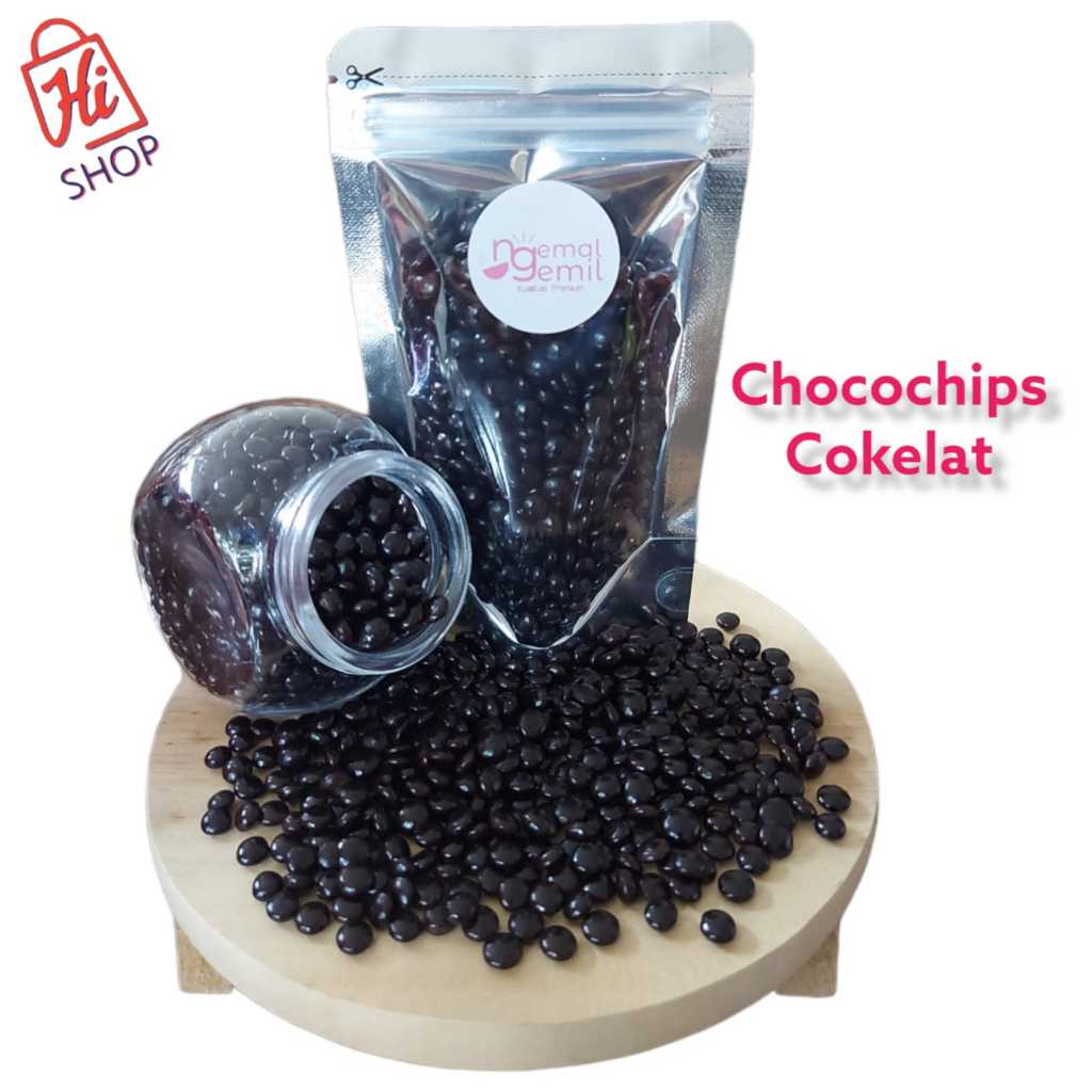 Jual Chocochips Pipih Cokelat Chocochips Coklat Bulat Sprinkle Topping ...