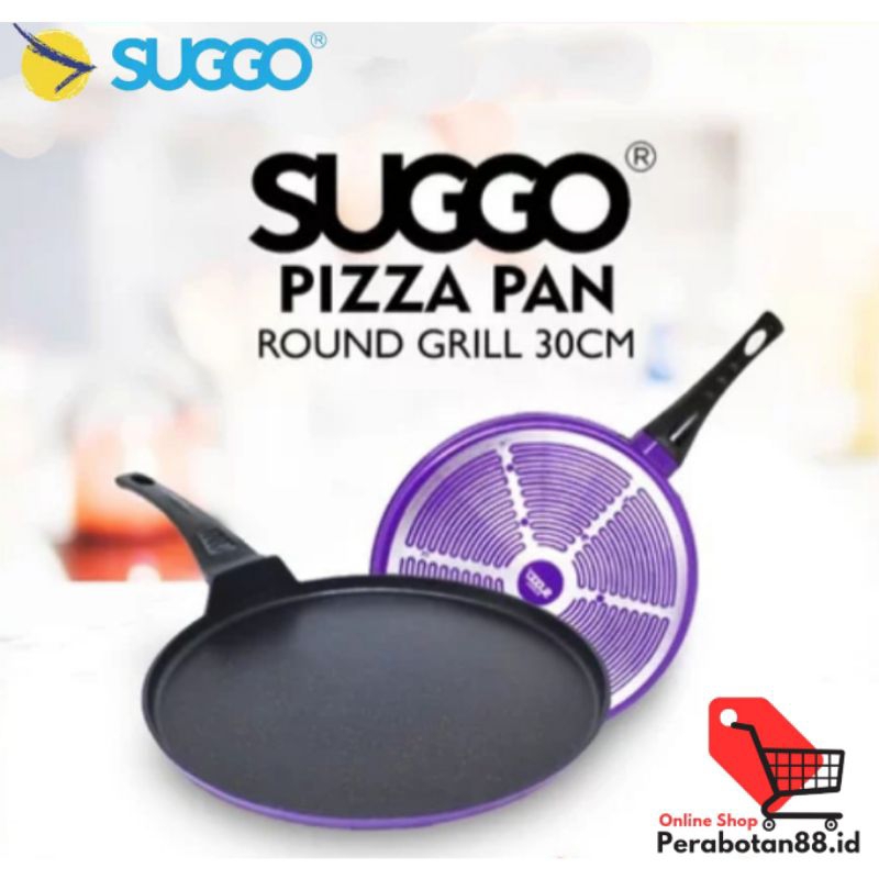 Jual Round Grill Pan SUGGO Panggangan Pizza Non Stick Wajan Datar ...