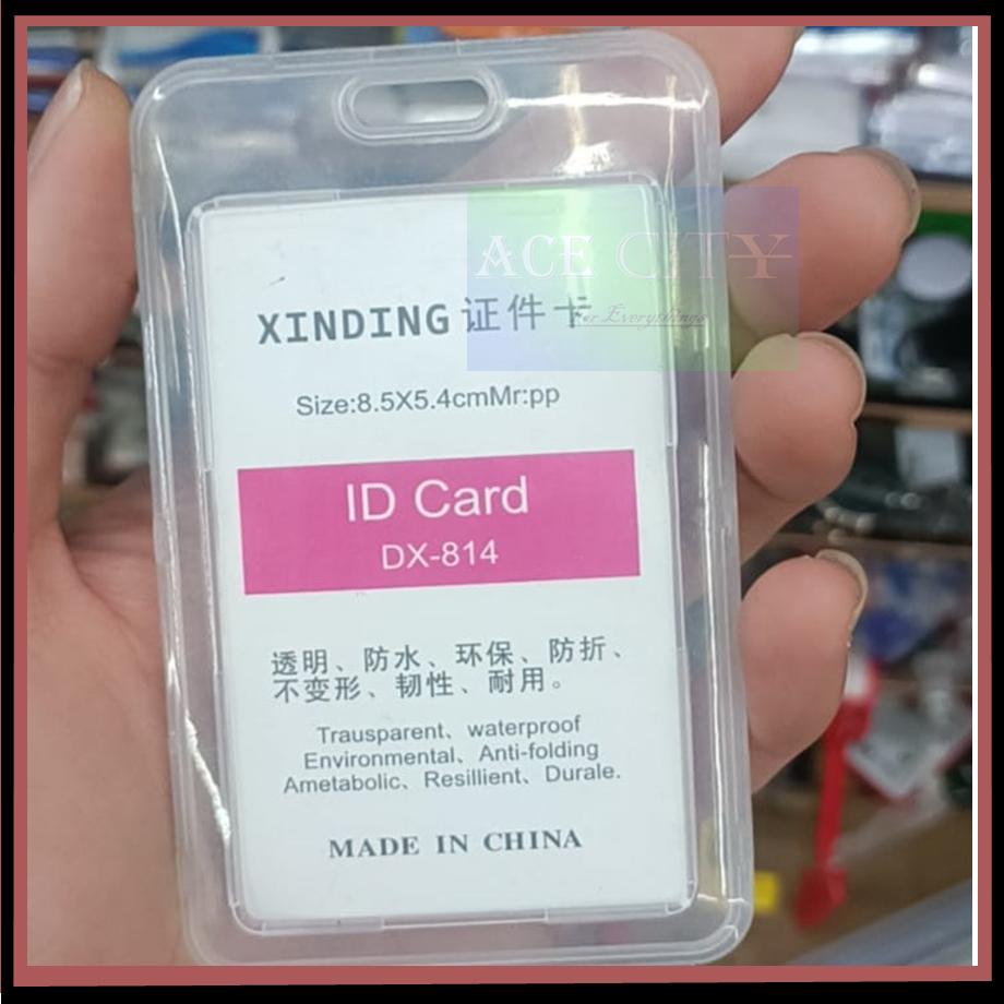 Jual ID Card Holder Card Frame ID Card NameTag Model Box | Shopee Indonesia