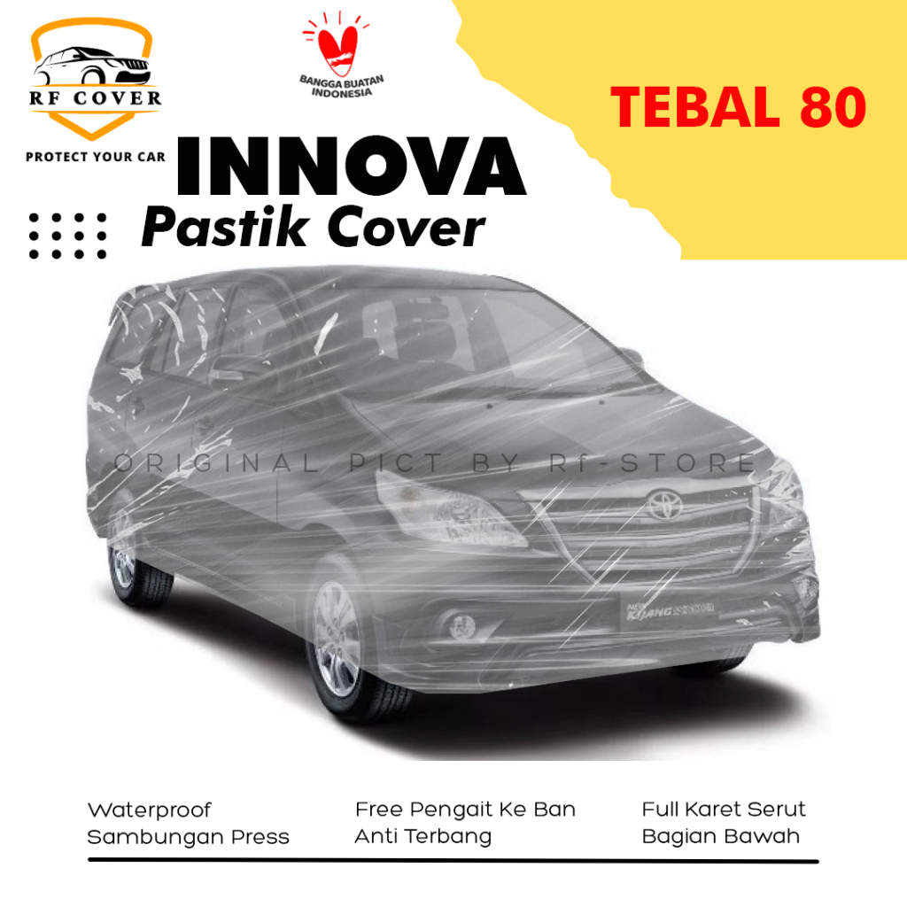 Jual Transparan Sarung Mobil Plastik Innova Cover Mobil Innova Old ...