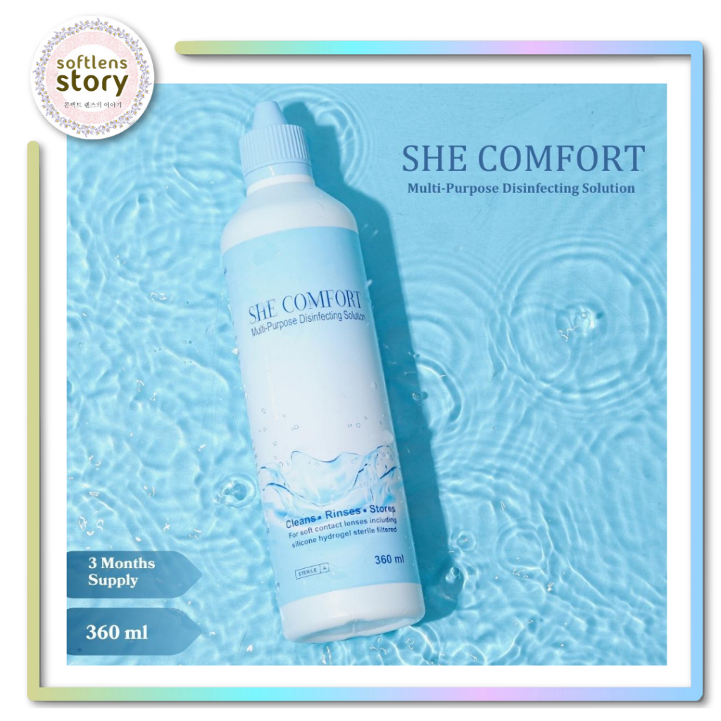 Jual She Comfort 360ml Solution Air softlens | Shopee Indonesia