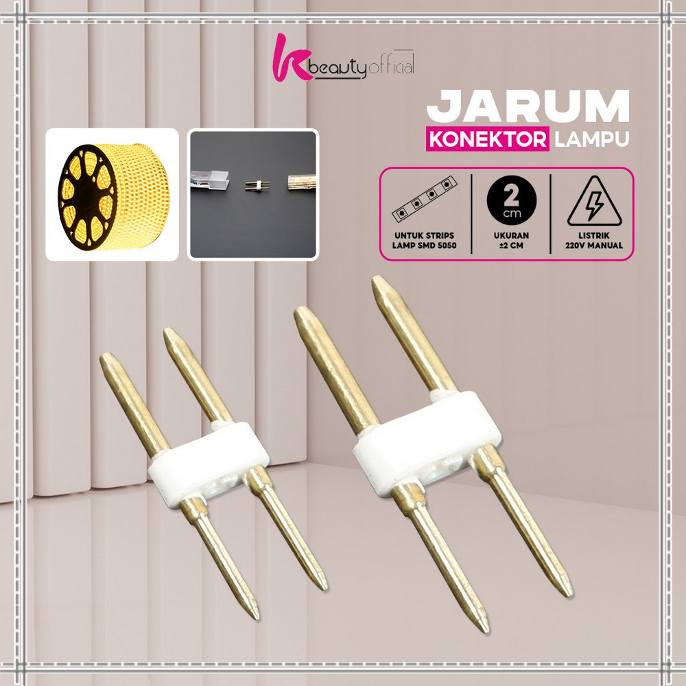 Jual KB-C885 Pin Jarum Sambungan Socket Lampu LED Strip Selang 5050 ...
