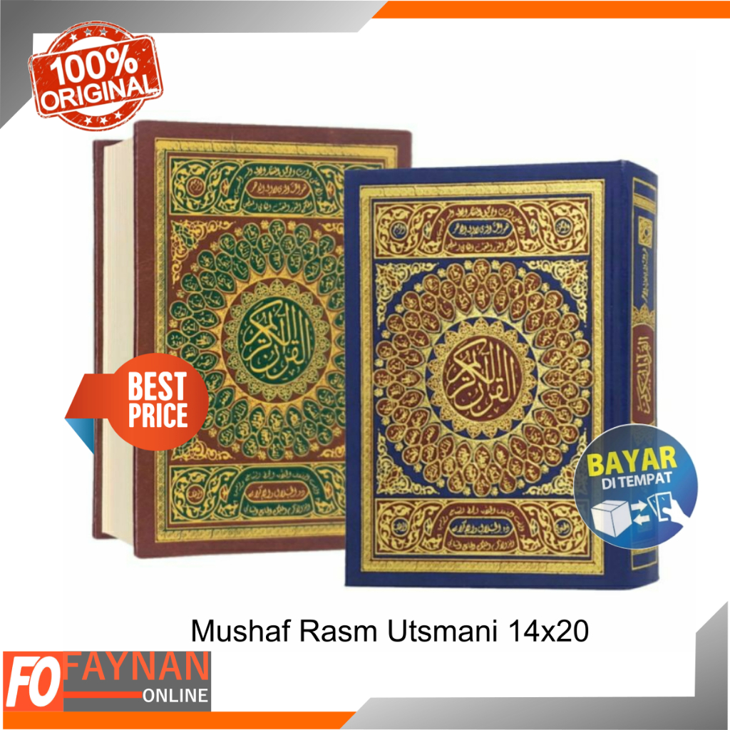 Jual Mushaf Al Quran Rasm Utsmani Mushaf Utsmani Al Quds A5 Buku Import ...