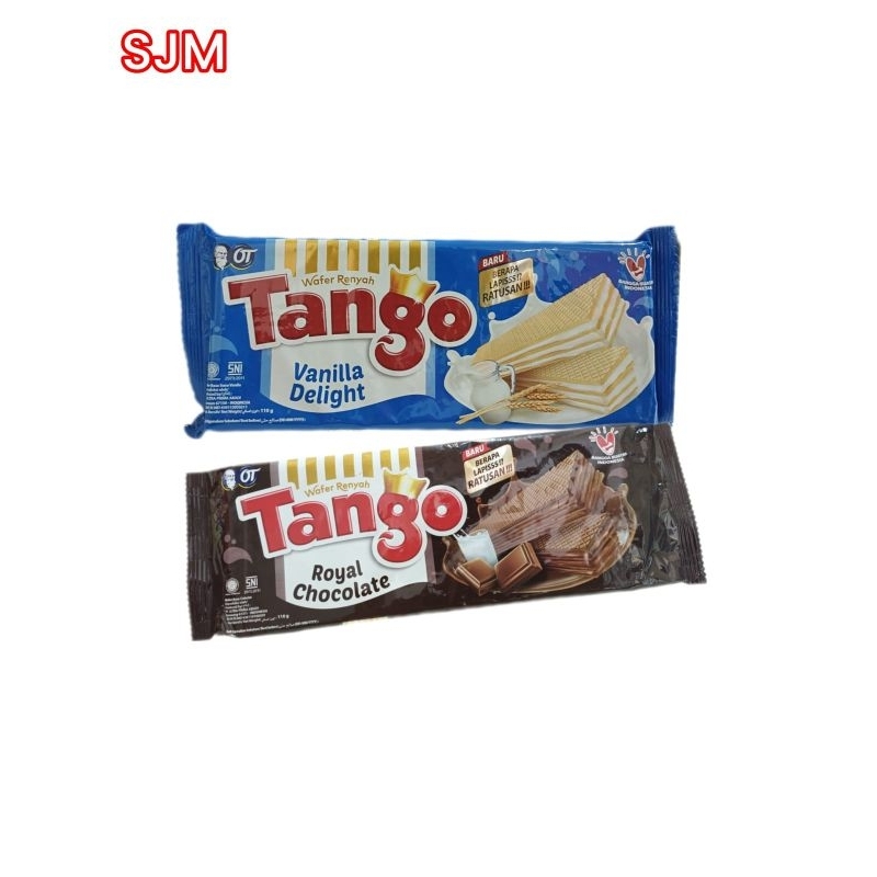 Jual Wafer Tango 130gr Rasa Coklat Dan Vanilla Shopee Indonesia