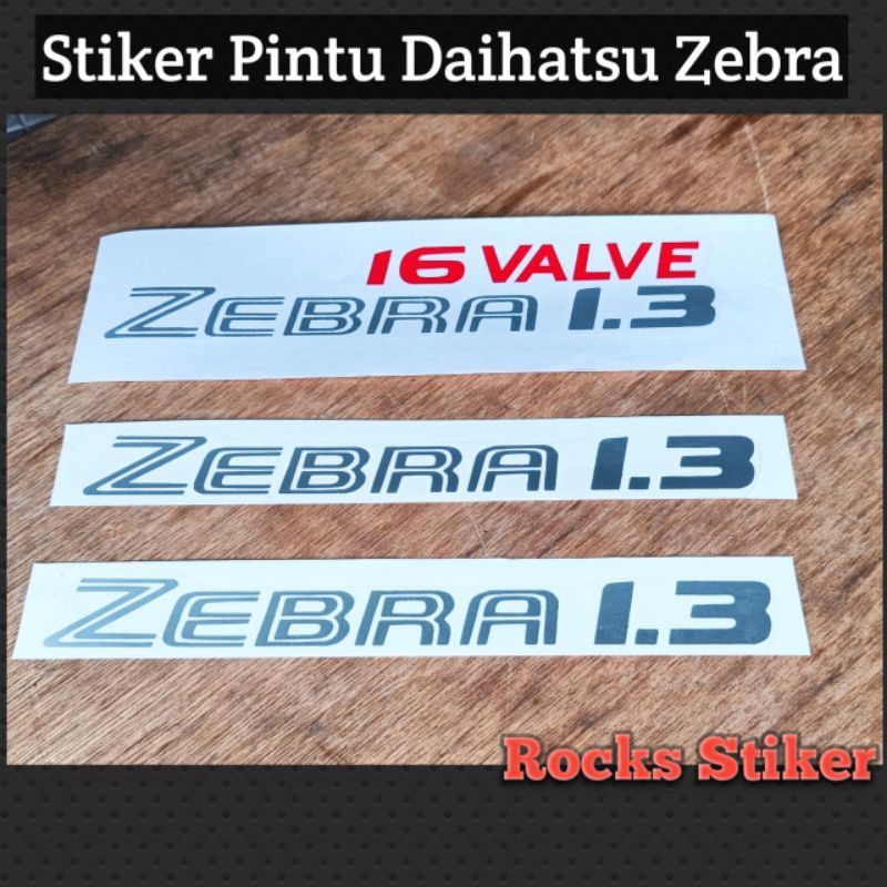 Jual Stiker Sticker Pintu Body Mobil Daihatsu Zebra 1.3 Silver 16 Valve ...