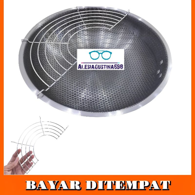 Jual peniris wajan minyak, peniris minyak goreng ukuran 30cm | Shopee ...