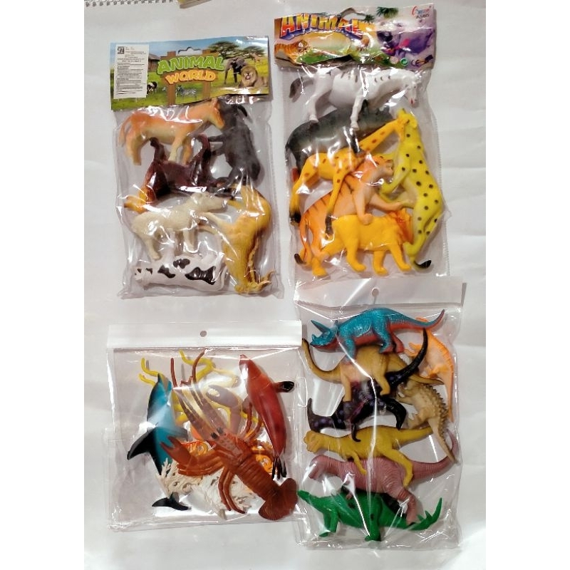 Jual SET Mainan hewan buas wild Animal world / hewan laut udang hiu ... Jual SET Mainan hewan buas wild Animal world / hewan laut udang hiu ...