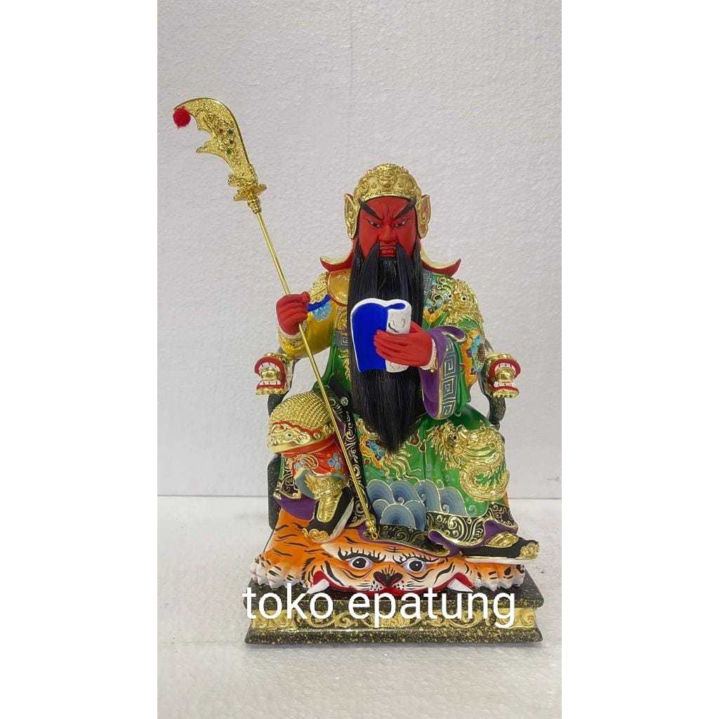 Jual patung dewa kwan kong / kwan kung / kwan te -12 inch - kayu taiwan -l | Shopee Indonesia