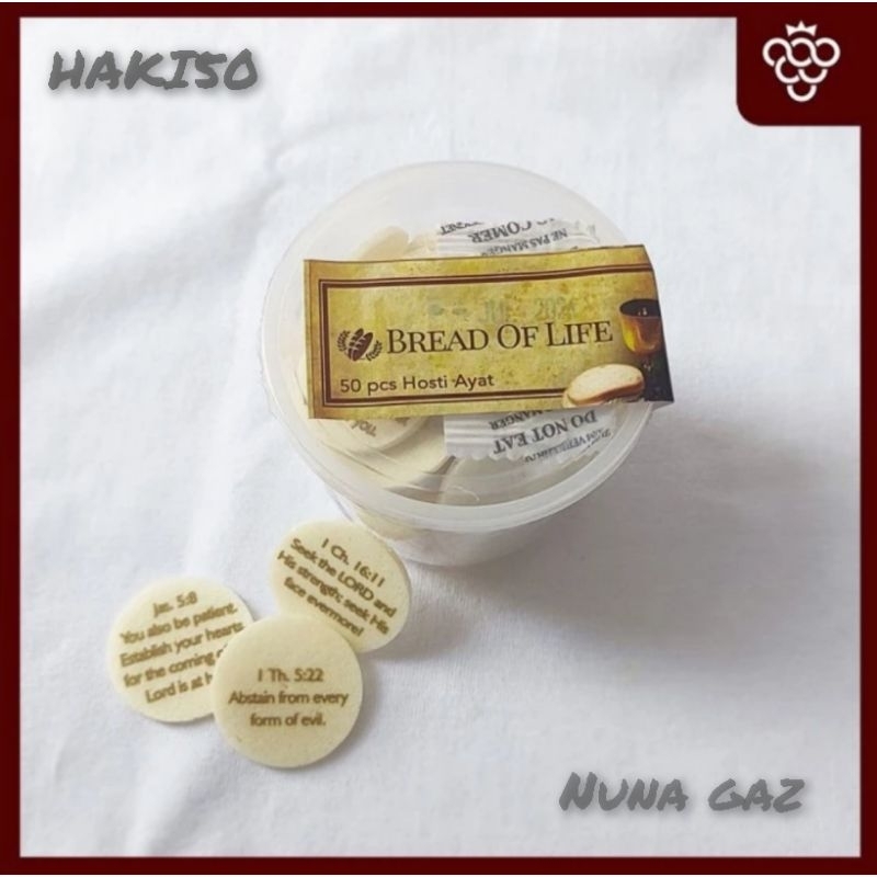 Jual Roti Ayat Inggris Khusus Perjamuan Gereja Isi 50 - 3cm | Shopee ...