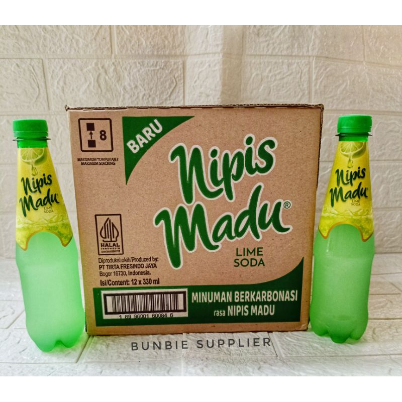 Jual Nipis Madu Lime Soda Kemasan 330ml Isi 12 Botol (KARTON) | Minuman ...