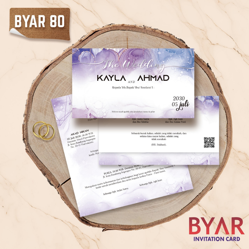 Jual Blanko Undangan Kosongan BYAR 80 | Shopee Indonesia