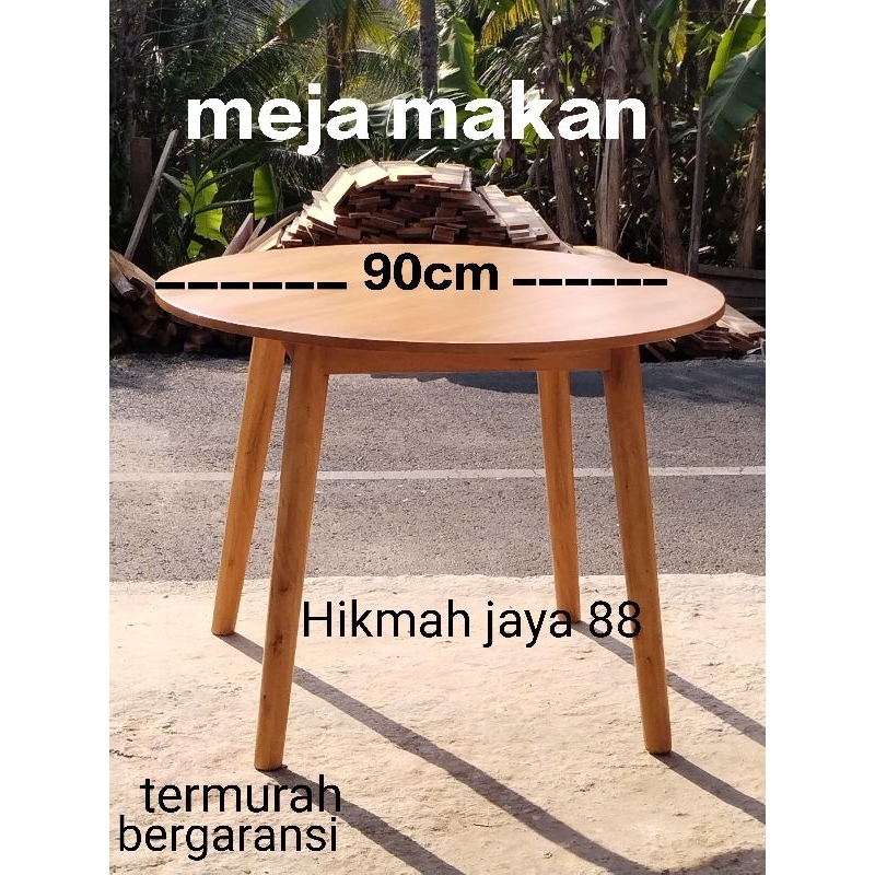 Jual meja makan bulat Diameter 90 tinggi 75 cm | Shopee Indonesia