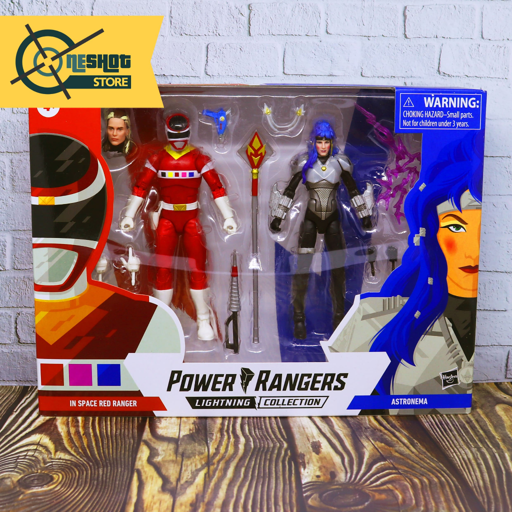 Jual Hasbro Power Rangers Lightning Collection In Space Red VS ...