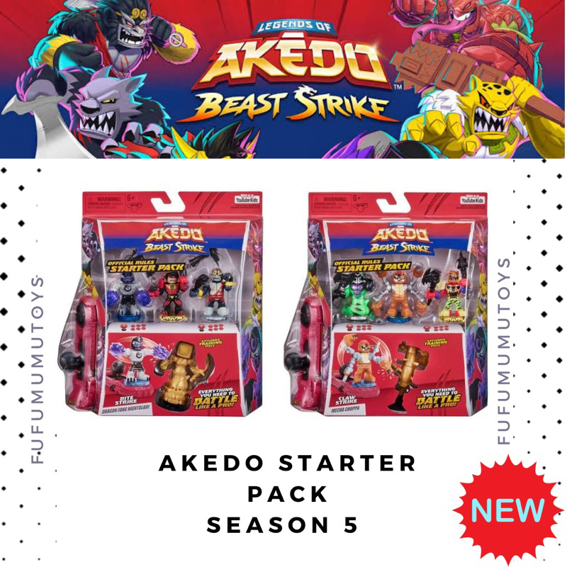 Jual Akedo beast strike starter pack S5 Original with exclusive ...