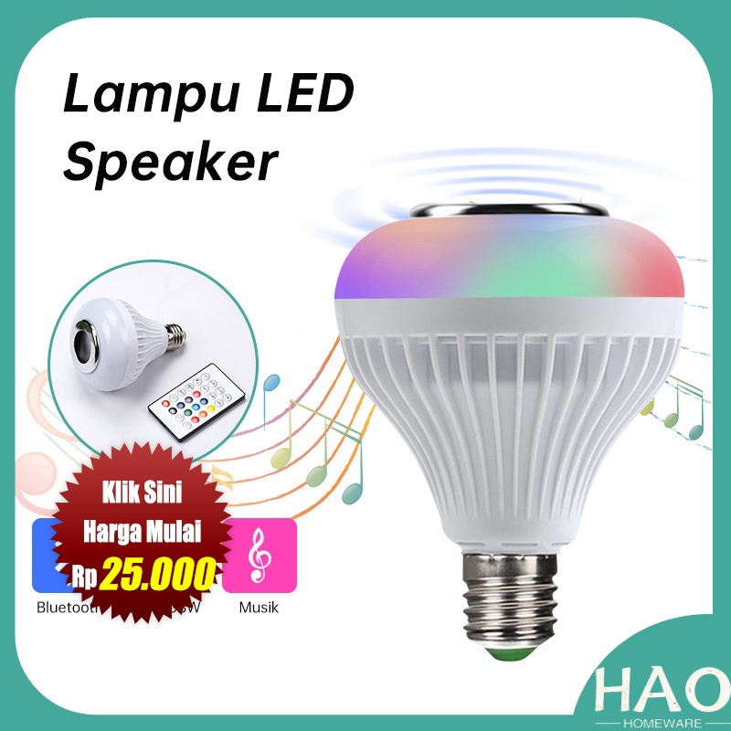 Jual Bohlam Speaker Musik Bluetooth 2 in 1 - Lampu Speaker LED/SPEAKER WIRELESS DENGAN LAMPU LED ...