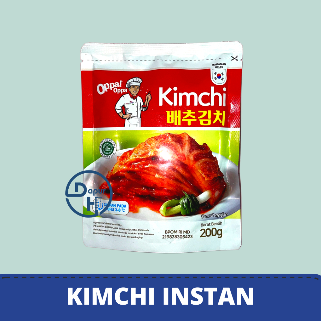 Jual OPPA KIMCHI Sawi Fresh 200g Halal | Kimchi Korea | Shopee Indonesia