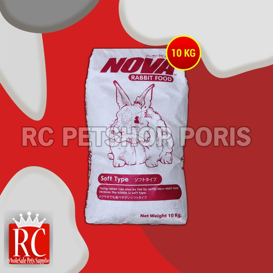 Jual Makanan kelinci Nova rabbit food pakan pelet marmut murah 10 kg ...