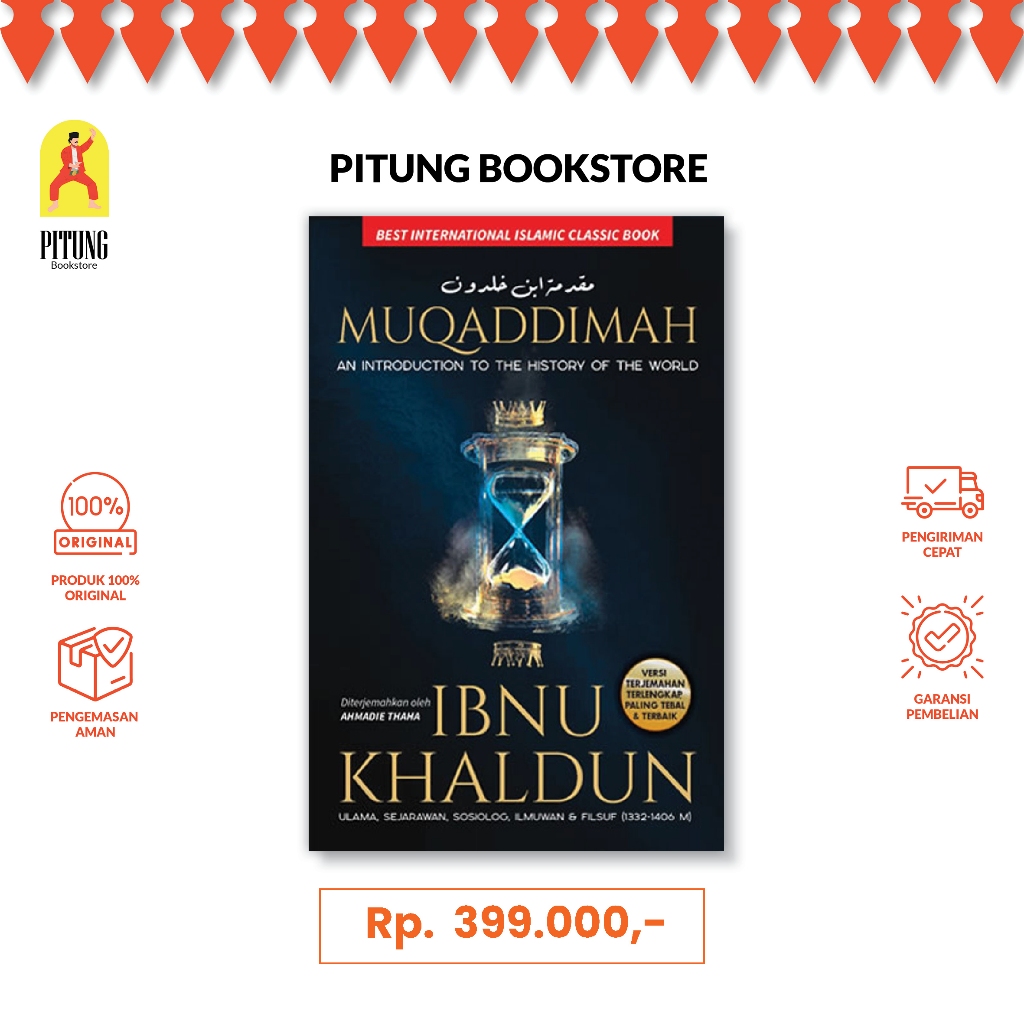 Jual Wali Pustaka - Kitab Muqaddimah - Ibnu Khaldun (FREE BUBBLE WRAP ...