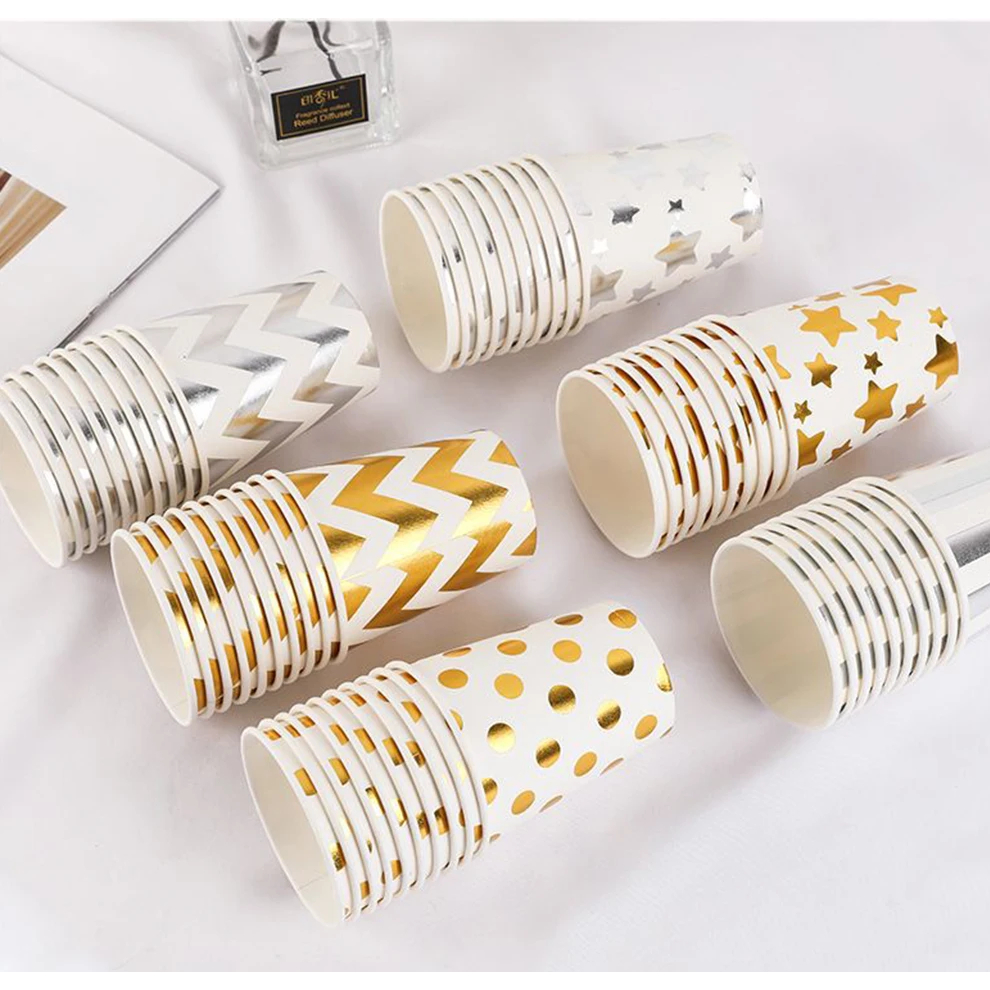 Jual [10 Pcs] Gelas Kertas Motif / Paper Cup / Gelas Ulang Tahun Motif ...